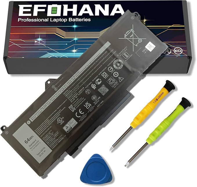 Amazon.com: EHOHANA GRT01 Laptop Battery Replacement for Dell Latitude ...