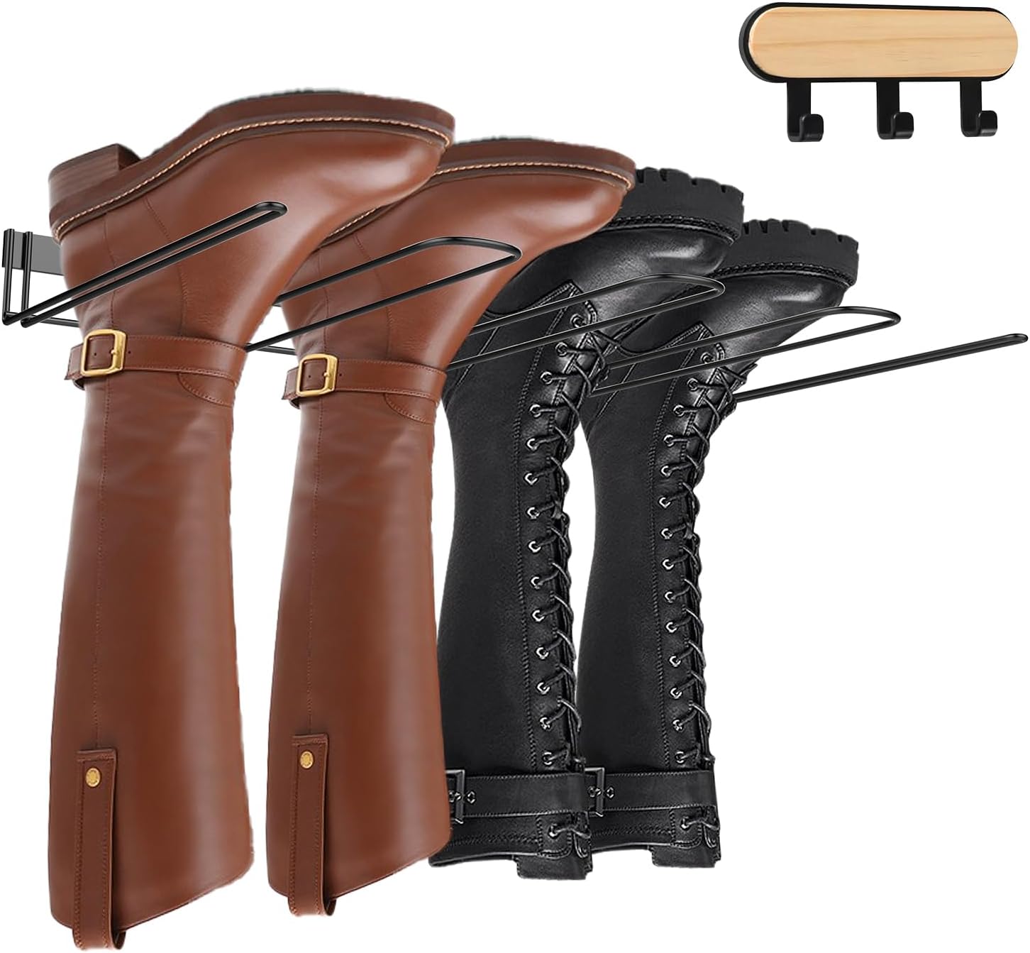 Amazon.com: TONINT Boot Hanger & Dryer - Wall Mounted Shoe Rack for ...