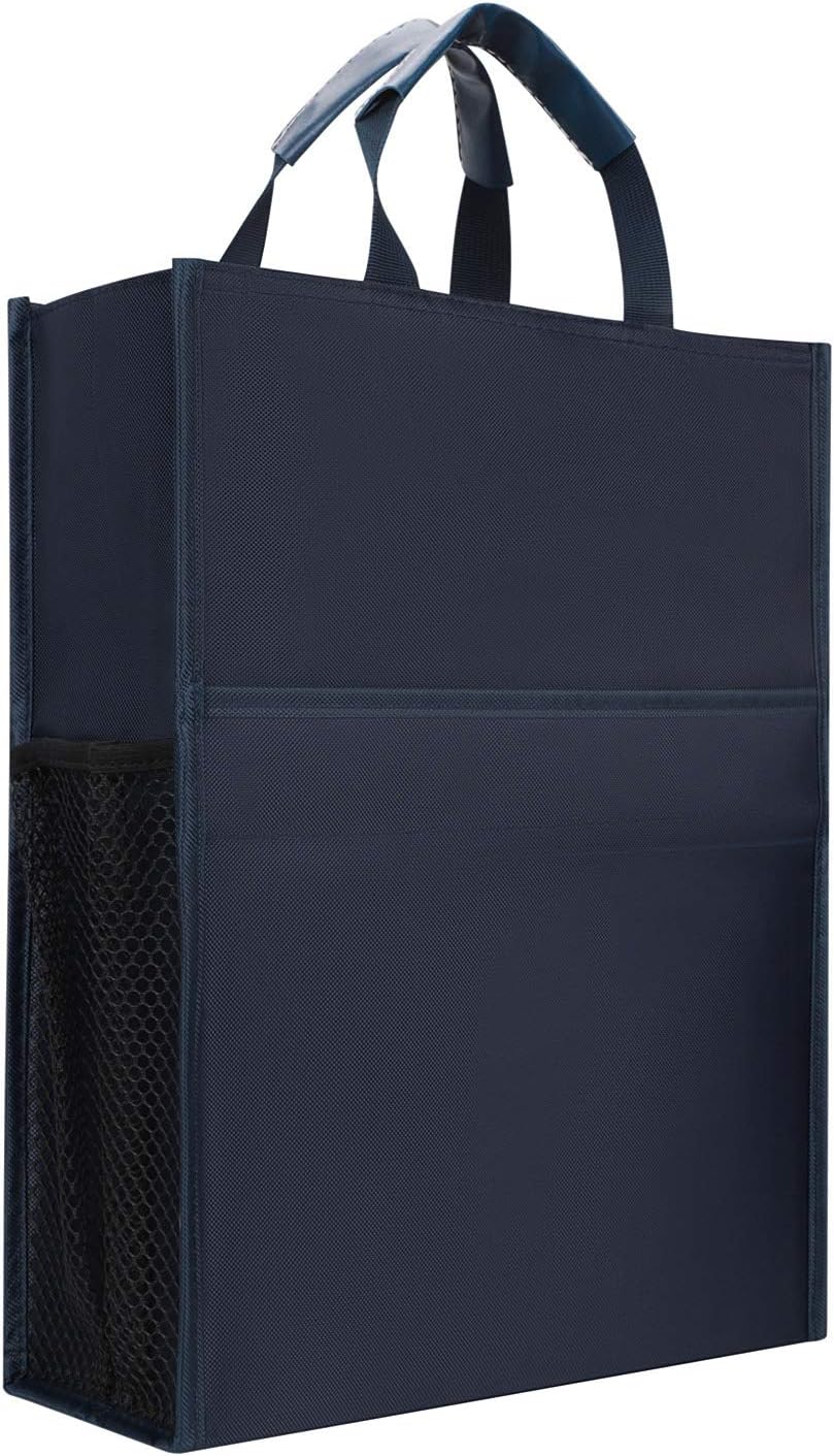 Document Bag Oxford Waterproof Book Bag for School A4 Zipper File Bags ...