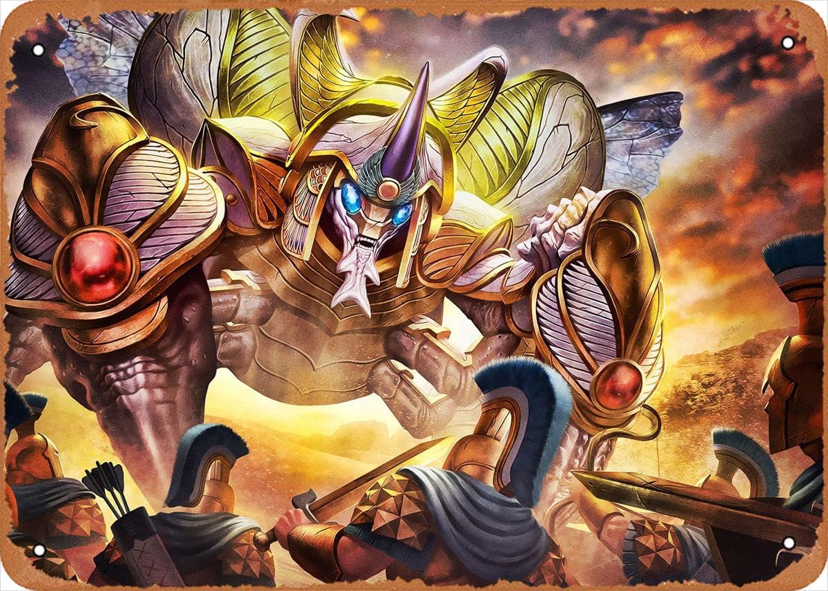 Amazon.com : Anime Metal Poster Smite God figure poster metal tin sign ...