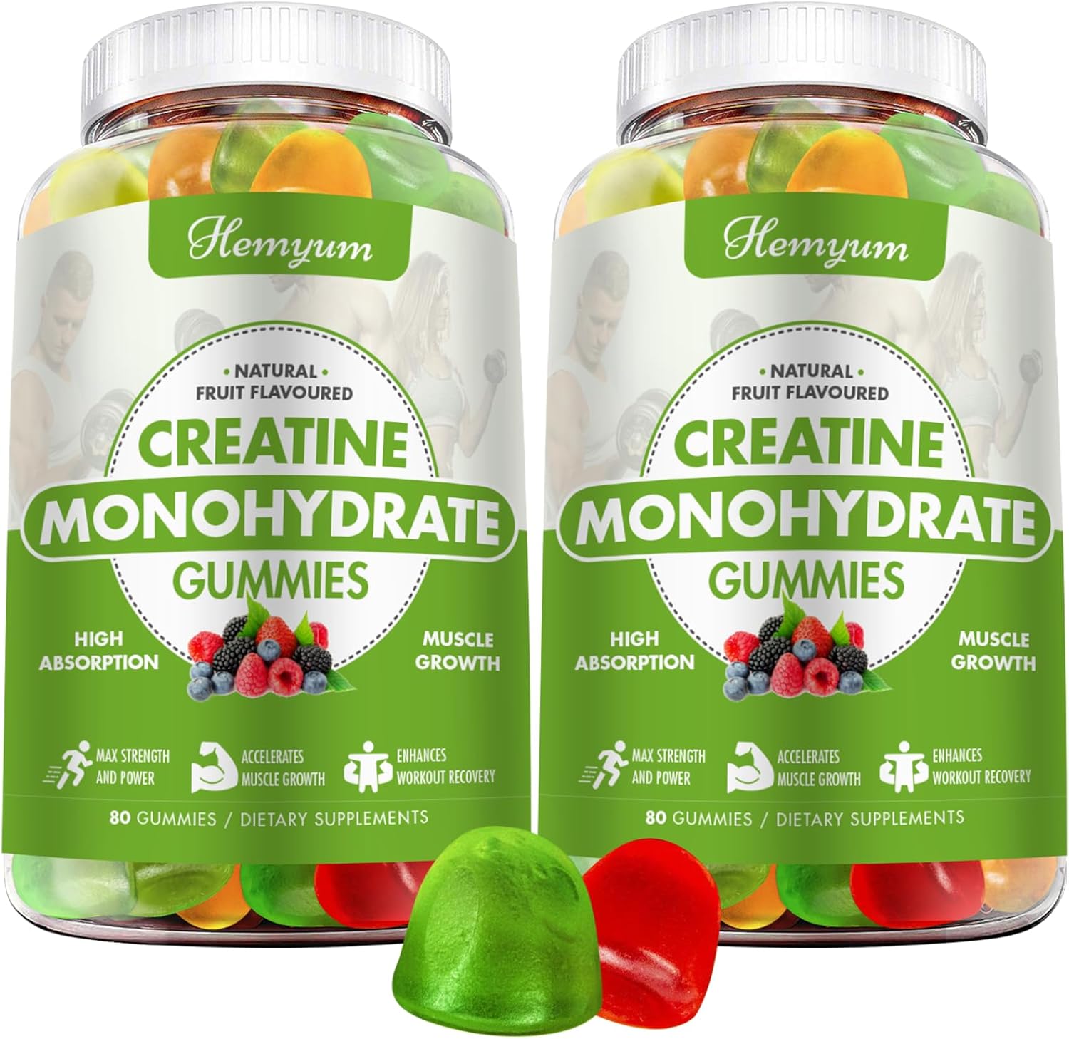 Amazon.com: Creatine Monohydrate Gummies for Men & Women,160 Count ...