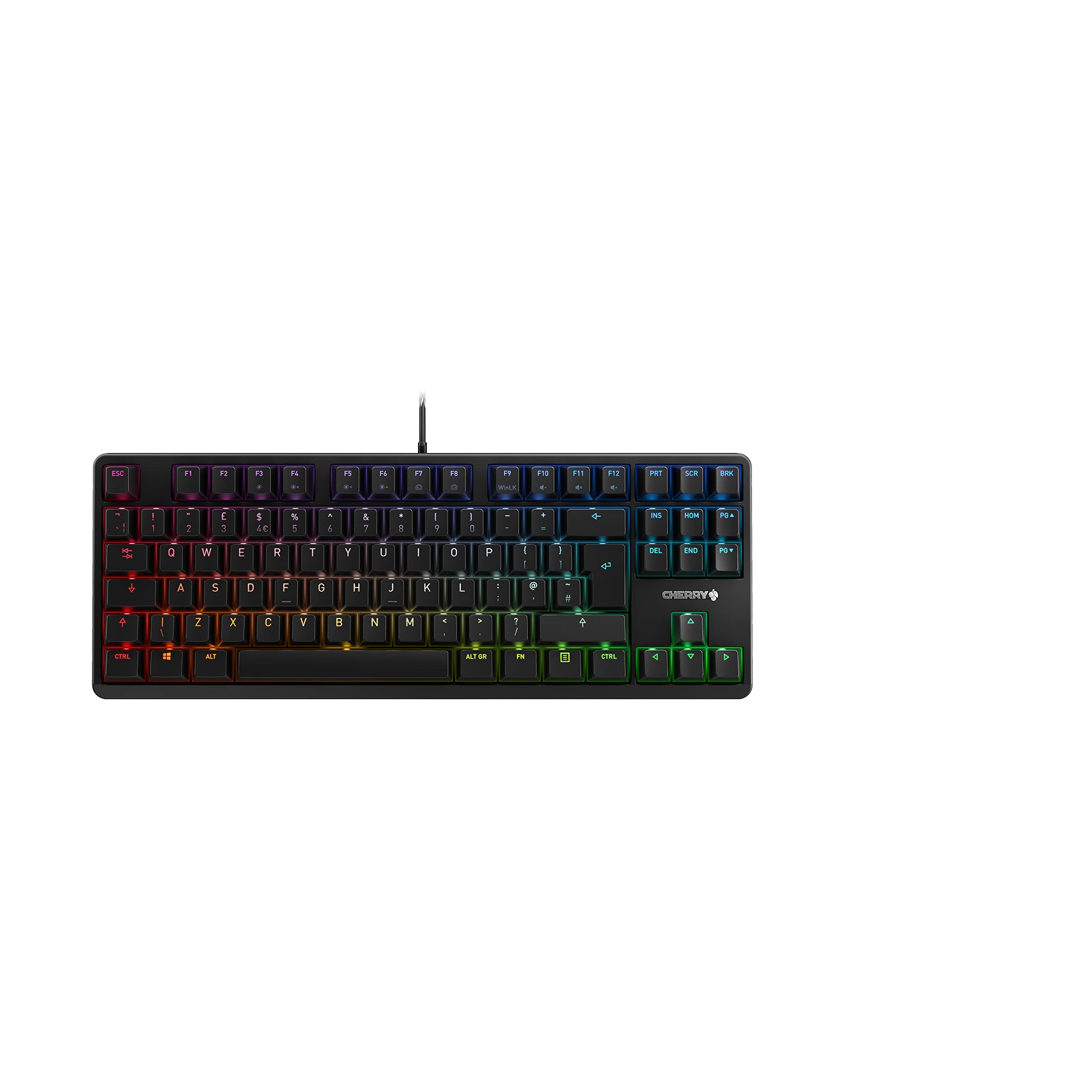Buy CHERRYG80-3000N RGB TKL, Wired Gaming Keyboard without Numeric ...