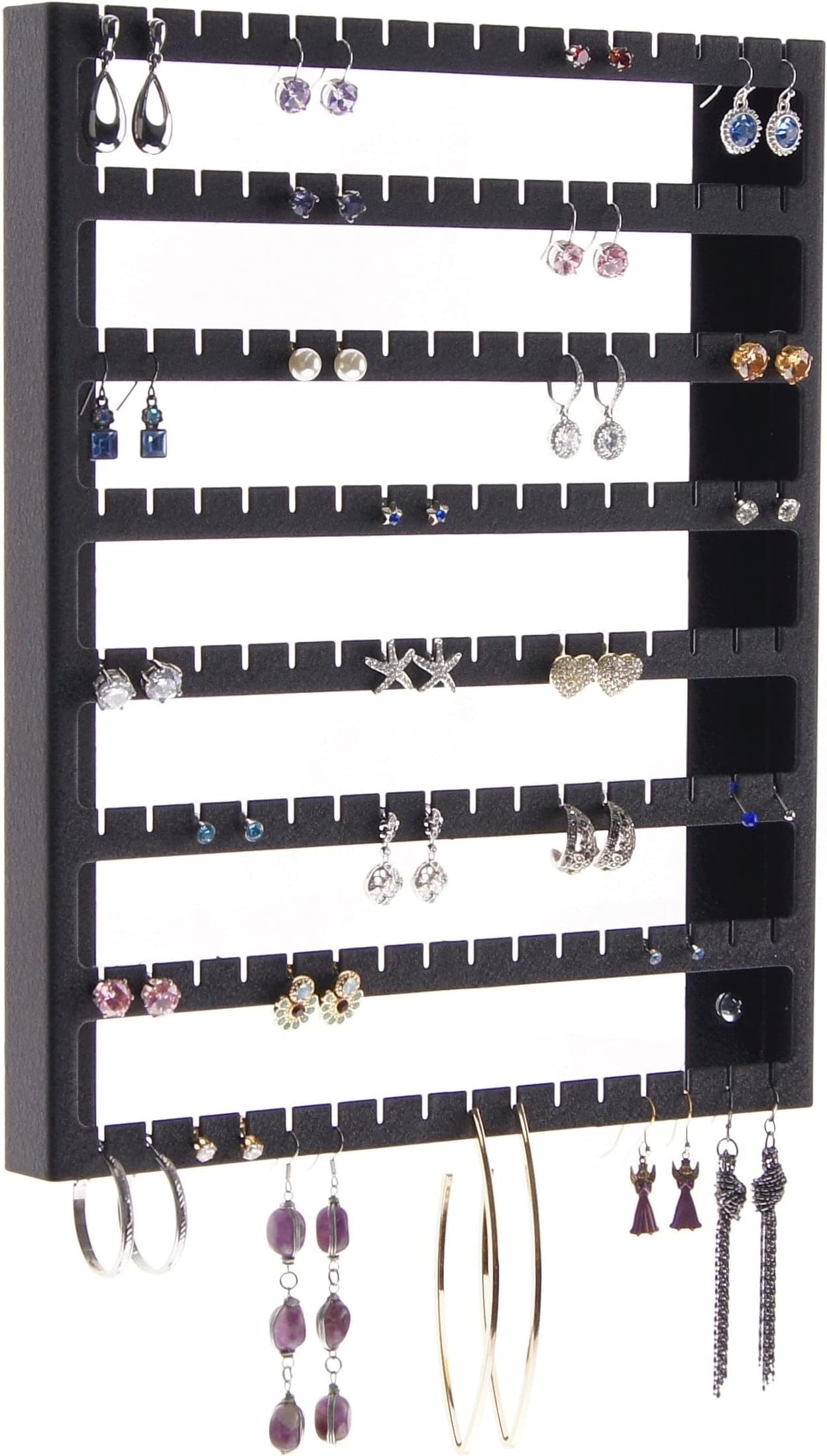 Amazon.com: Codant Earring Holder Organizer,7 Layer Wall Mounted Ear ...