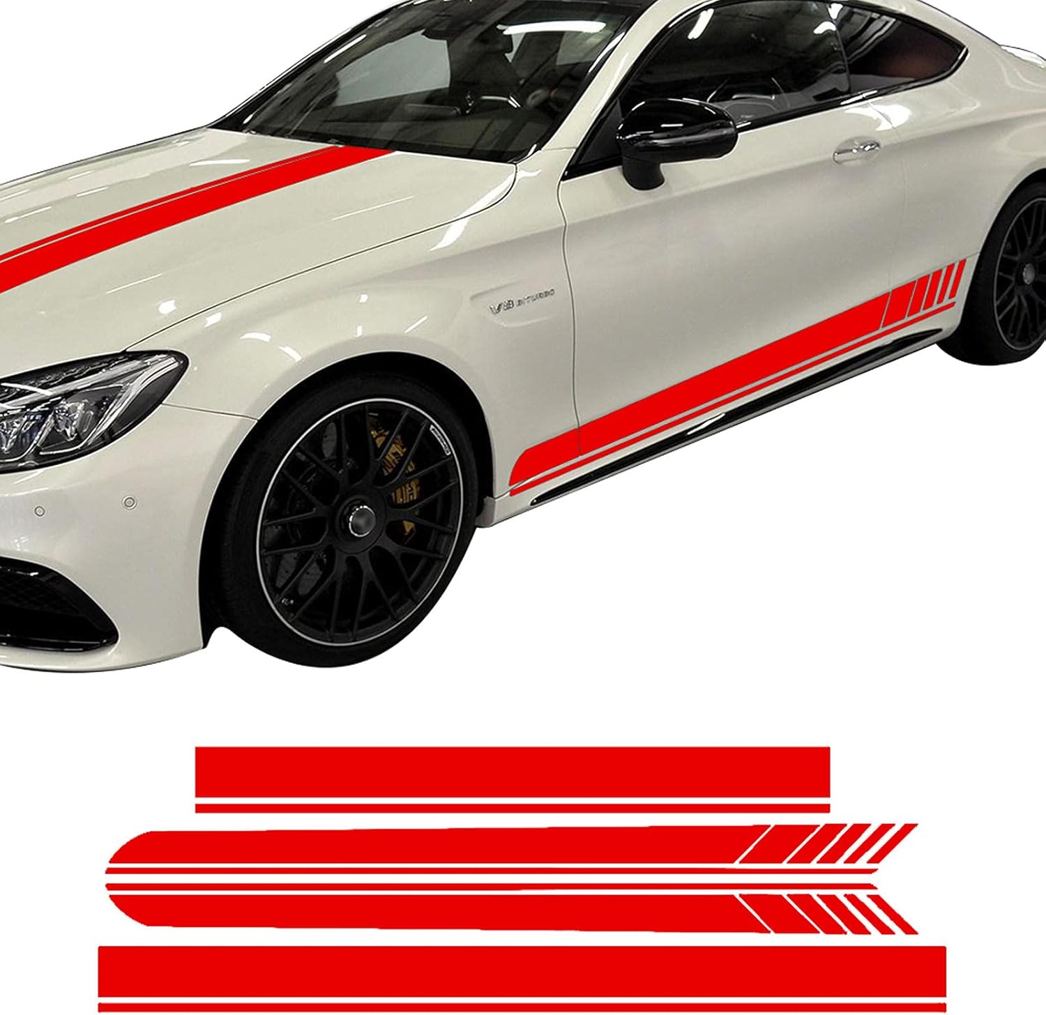 Car Racing Side Stripe Decal for Mercedes Benz Australia | Ubuy