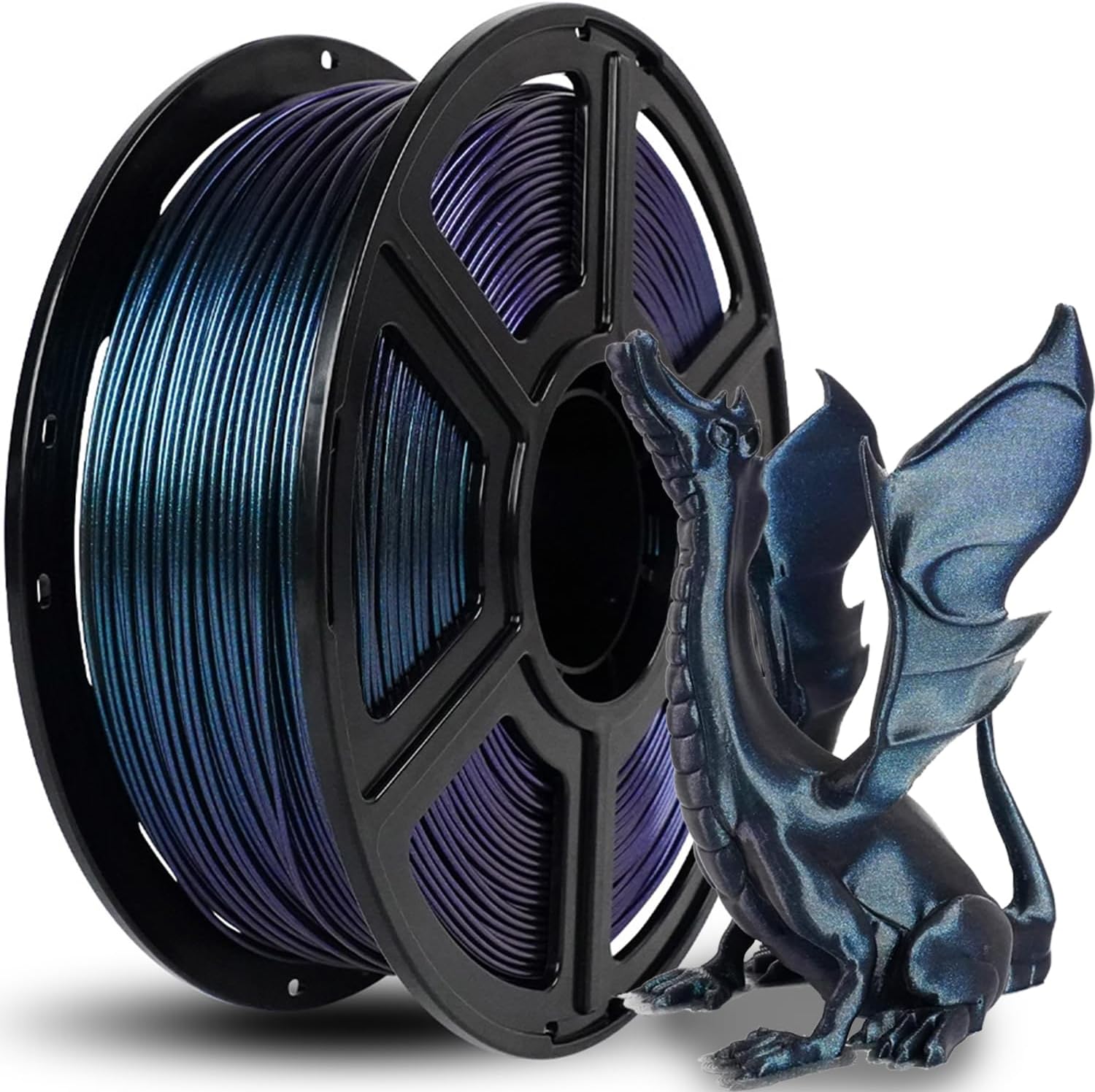 FlashForge 3D Printer Filament, PLA Filament 1.75mm, 1KG Spool (2.2lbs ...