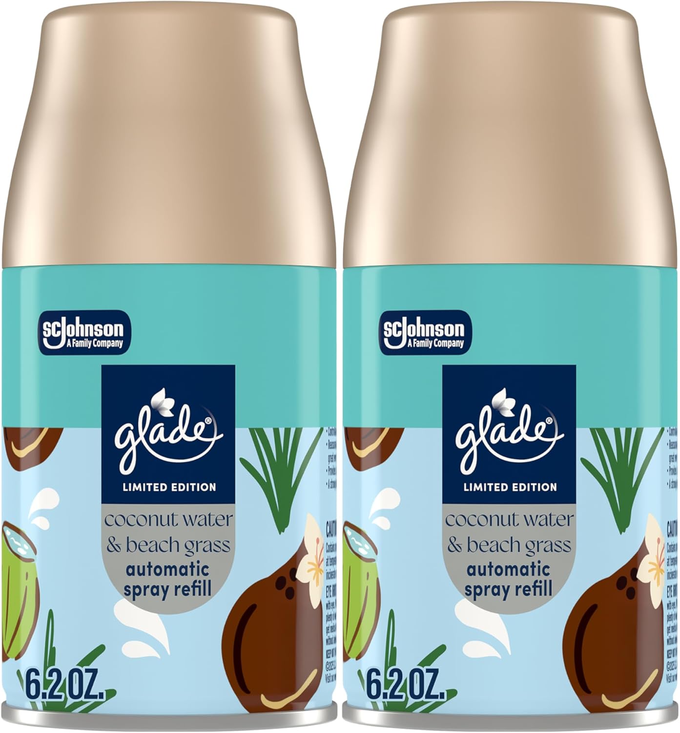 Amazon.com: Glade Automatic Spray Refill, Coconut Water & Beach Grass ...