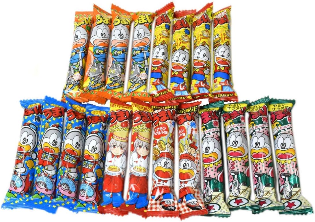 Amazon.com: Japan Snack Umaibou Corn Potage Taste Good Stick 30 Ber