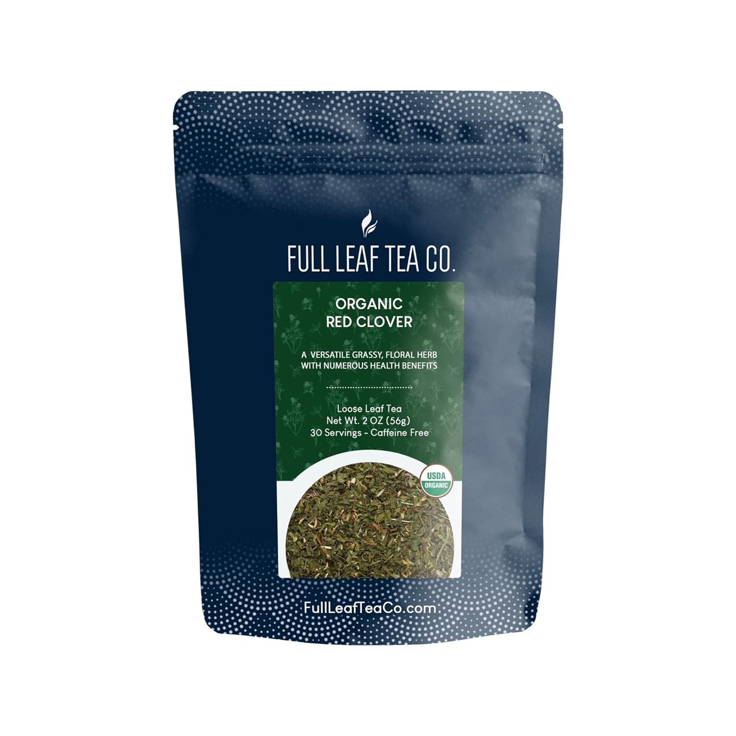 Amazon.com : Organic Red Clover Loose Leaf Tea - 1oz Bag (Approx. 30 ...