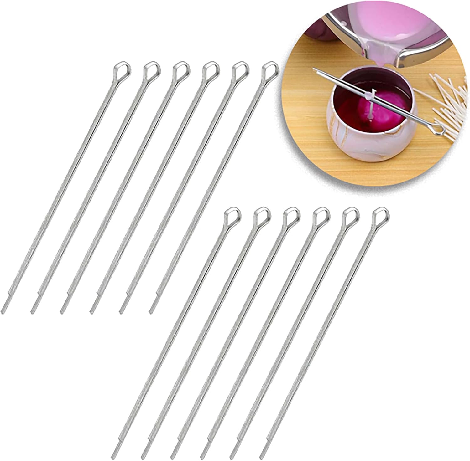 Amazon.com: Candle Wick Holders, One Clip Centering Device, Centering ...