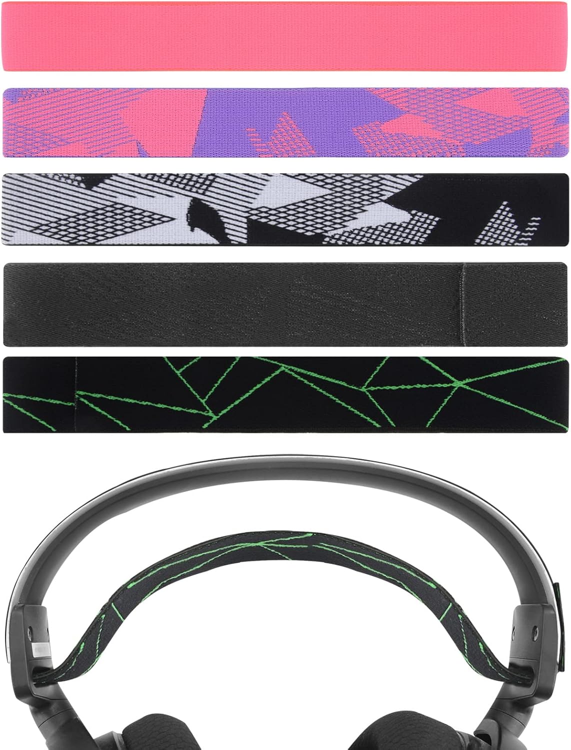 Amazon.com: Geekria 5 Packs Flex Fabric Headband Pad, Compatible with ...