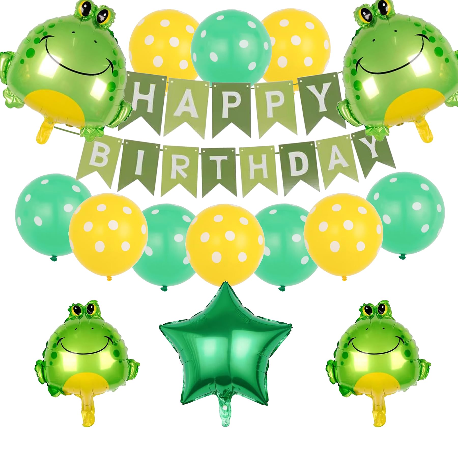 Frog Birthday Decorations - Frog Balloons Frog Themed Birthday Party ...