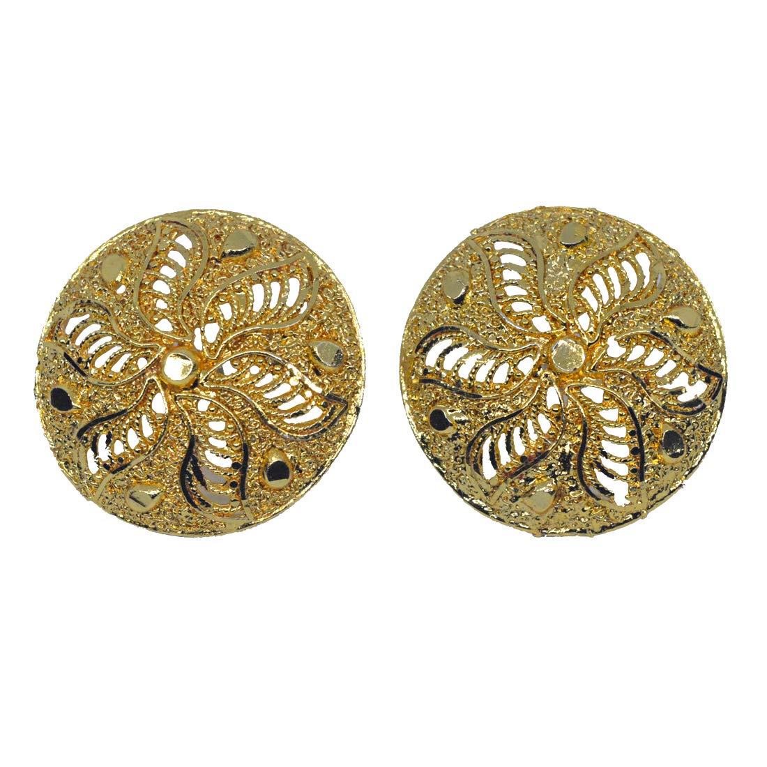 Srijacollections Bengali Women Ethnic Golden Pasha Ear Top Stud ...