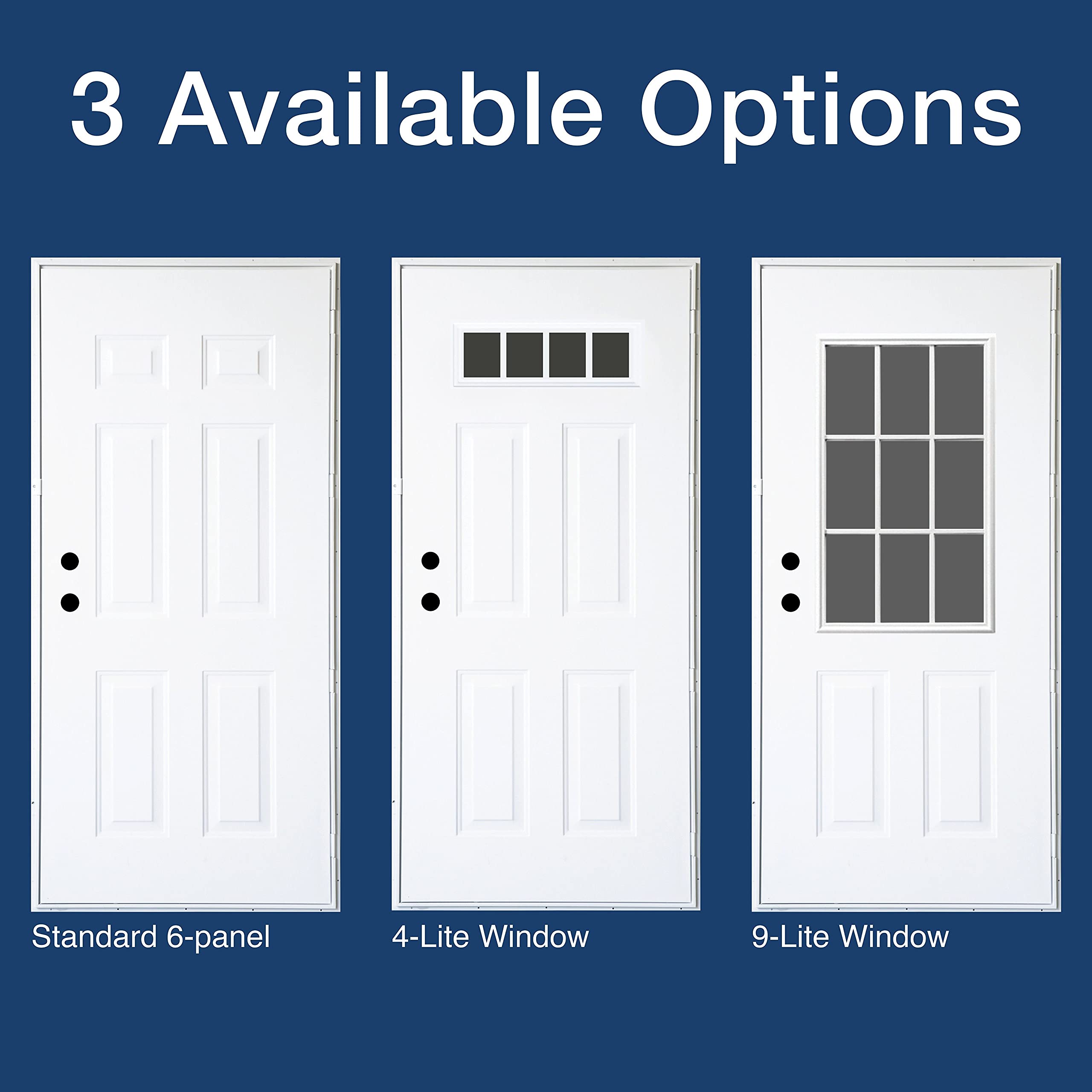 Lippert 5500 Series Outswing Steel Residential Entry Door for Homes ...