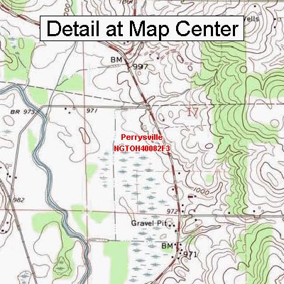 Amazon.com : USGS Topographic Quadrangle Map - Perrysville, Ohio ...