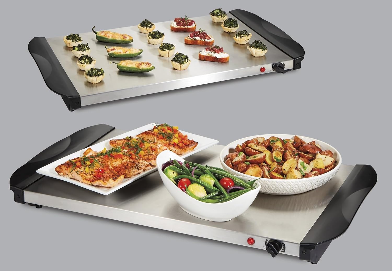 Amazon.com: Buffet Server and Food Warming Tray, Stainless Steel ...