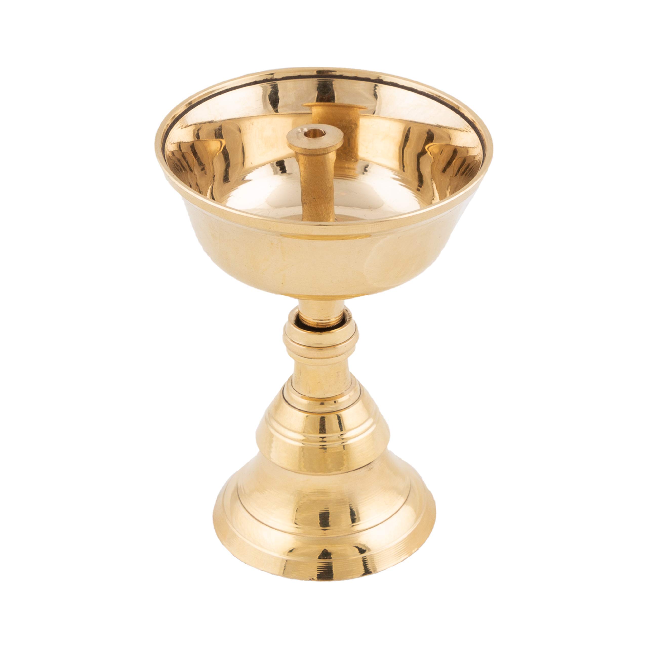 Buy Shubhkart Pyali Stand / Akhand Jyot Brass Diya/Puja Deepak/deep ...