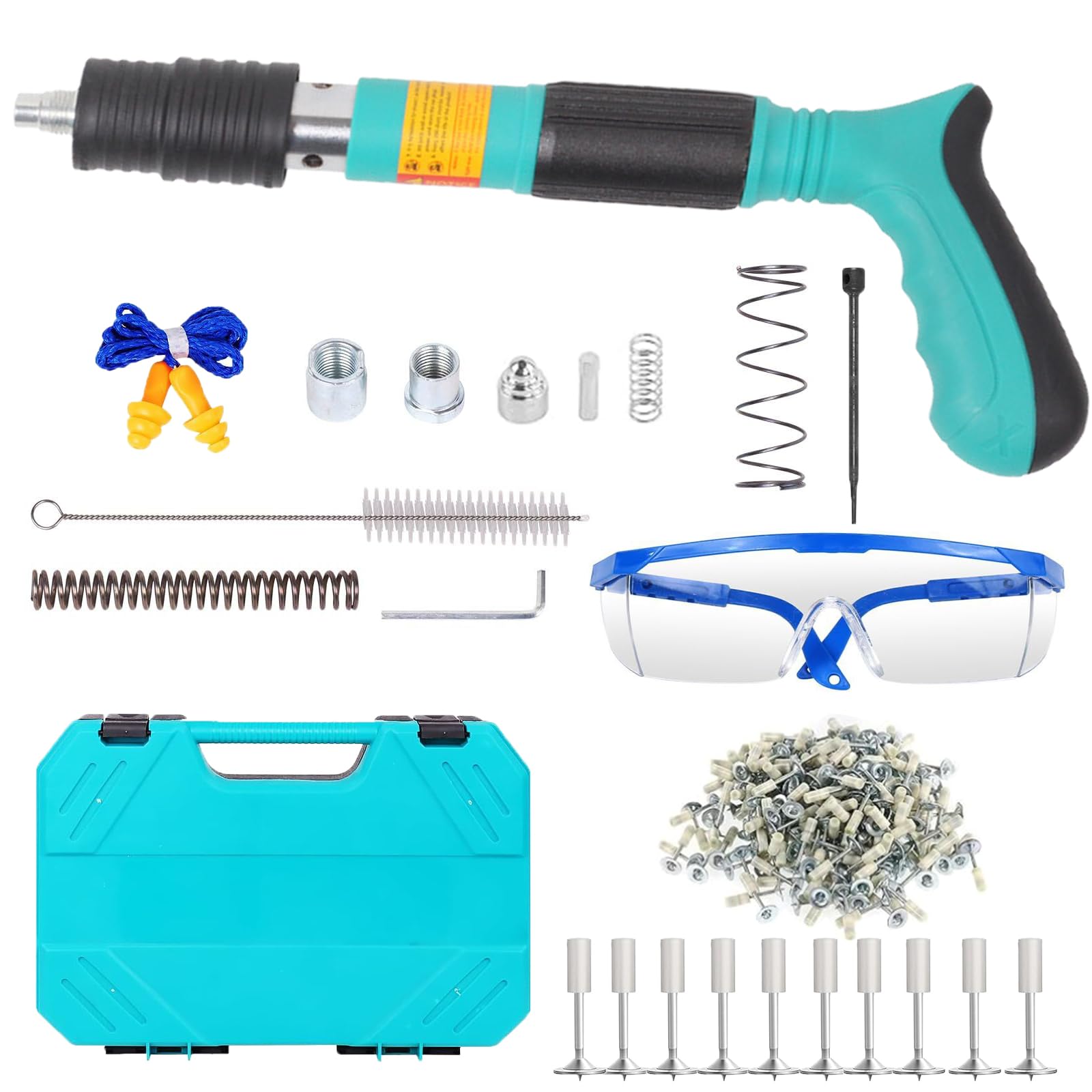 Dnoyevvs Manual Steel Nails Gun Tool Set Ceiling Nail Gun for Round ...