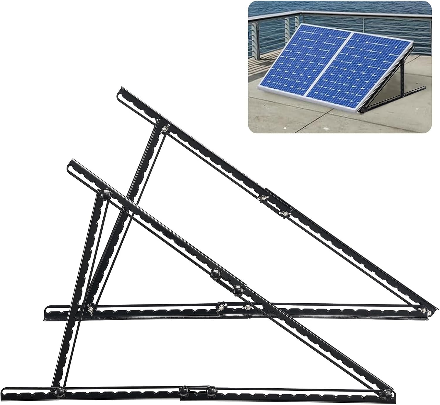 Amazon.com: Solar Panel Mount, Upgraded 32" Adjustable Stand with ...