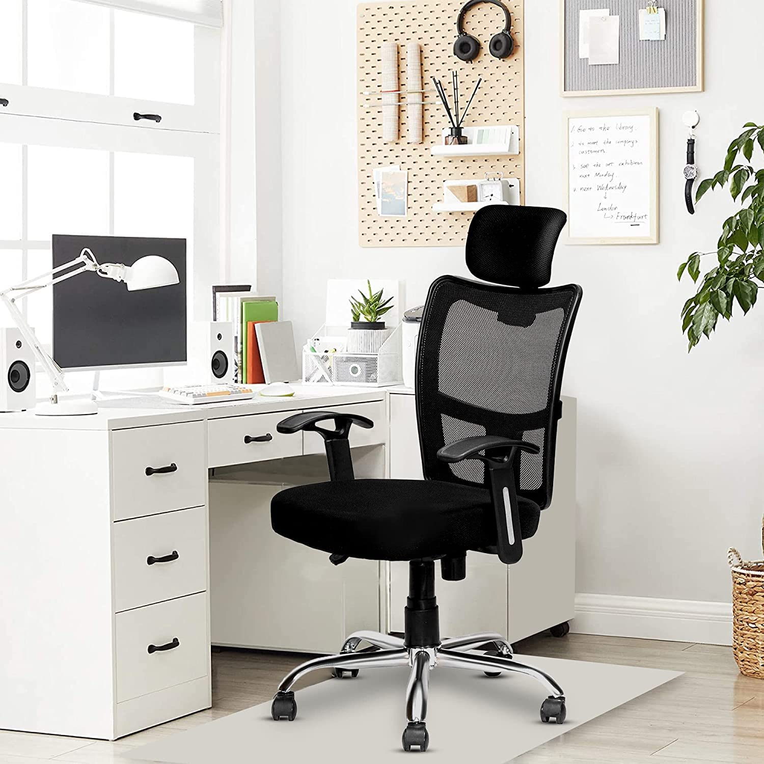 HIGHLIVING® Bravo High-Back Mesh Ergonomic Chair for Work from Home ...