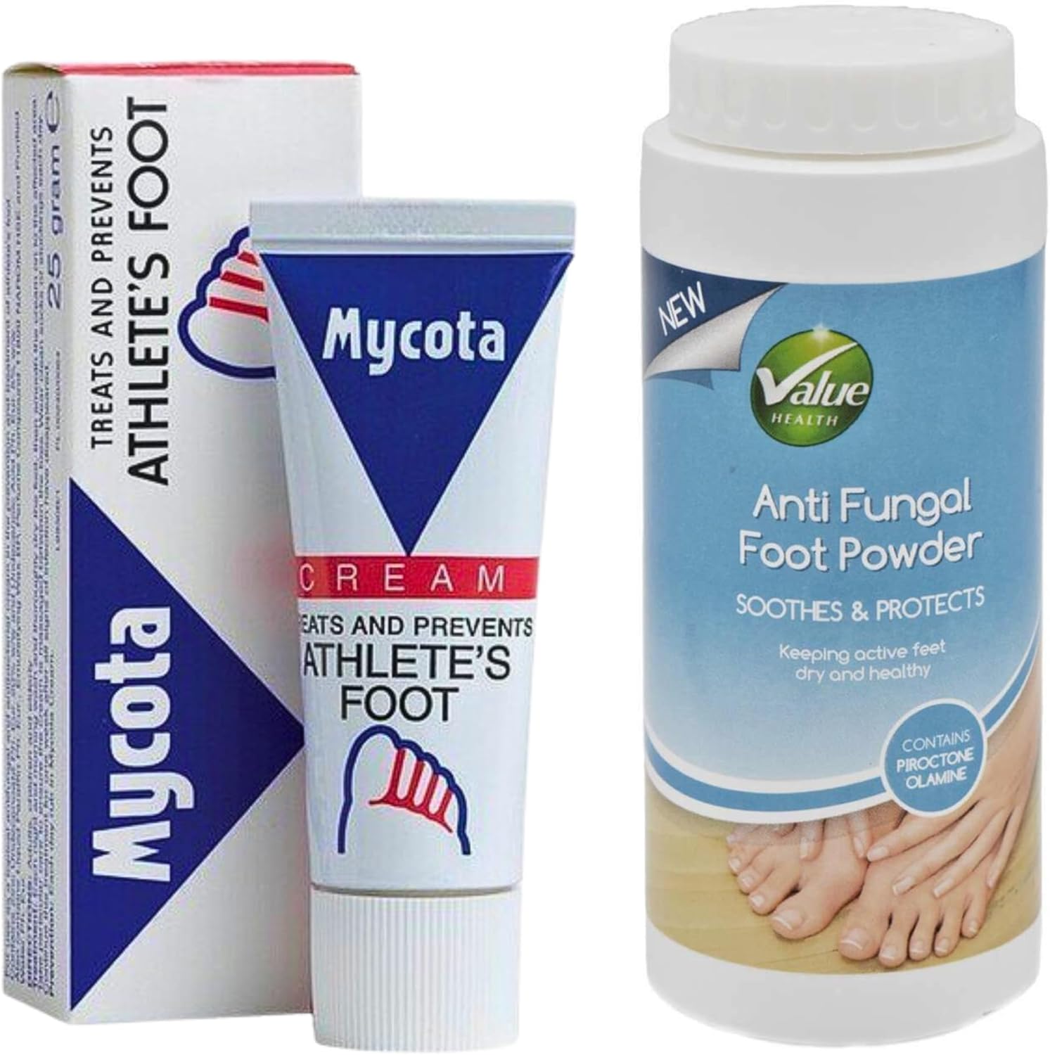 Athletes Foot Treatment, Includes Athletes Foot Cream (1x 25g) & Value ...