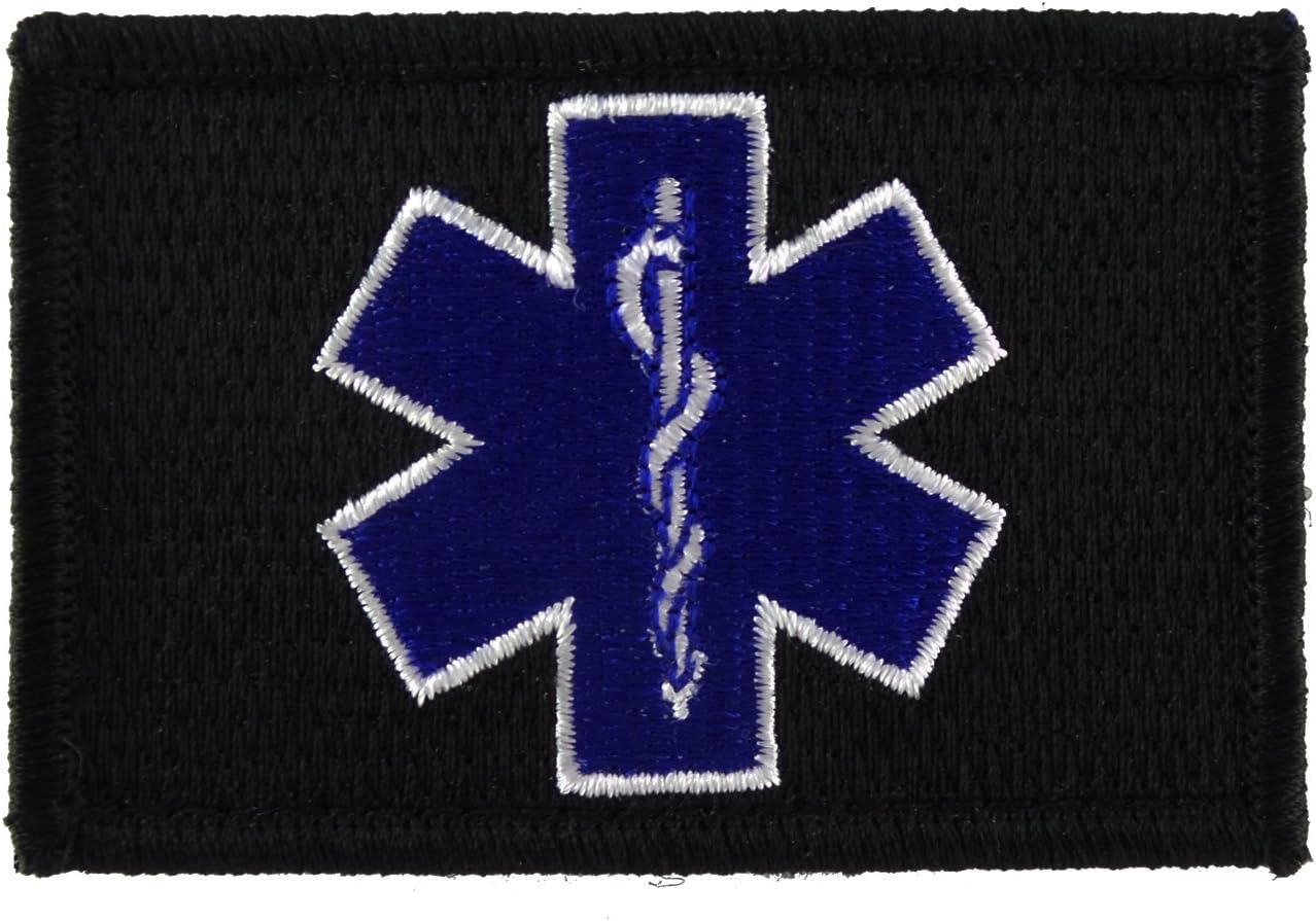 Amazon.com: Antrix 2 Pcs Tactical EMT Star of Life EMT EMS Paramedic ...