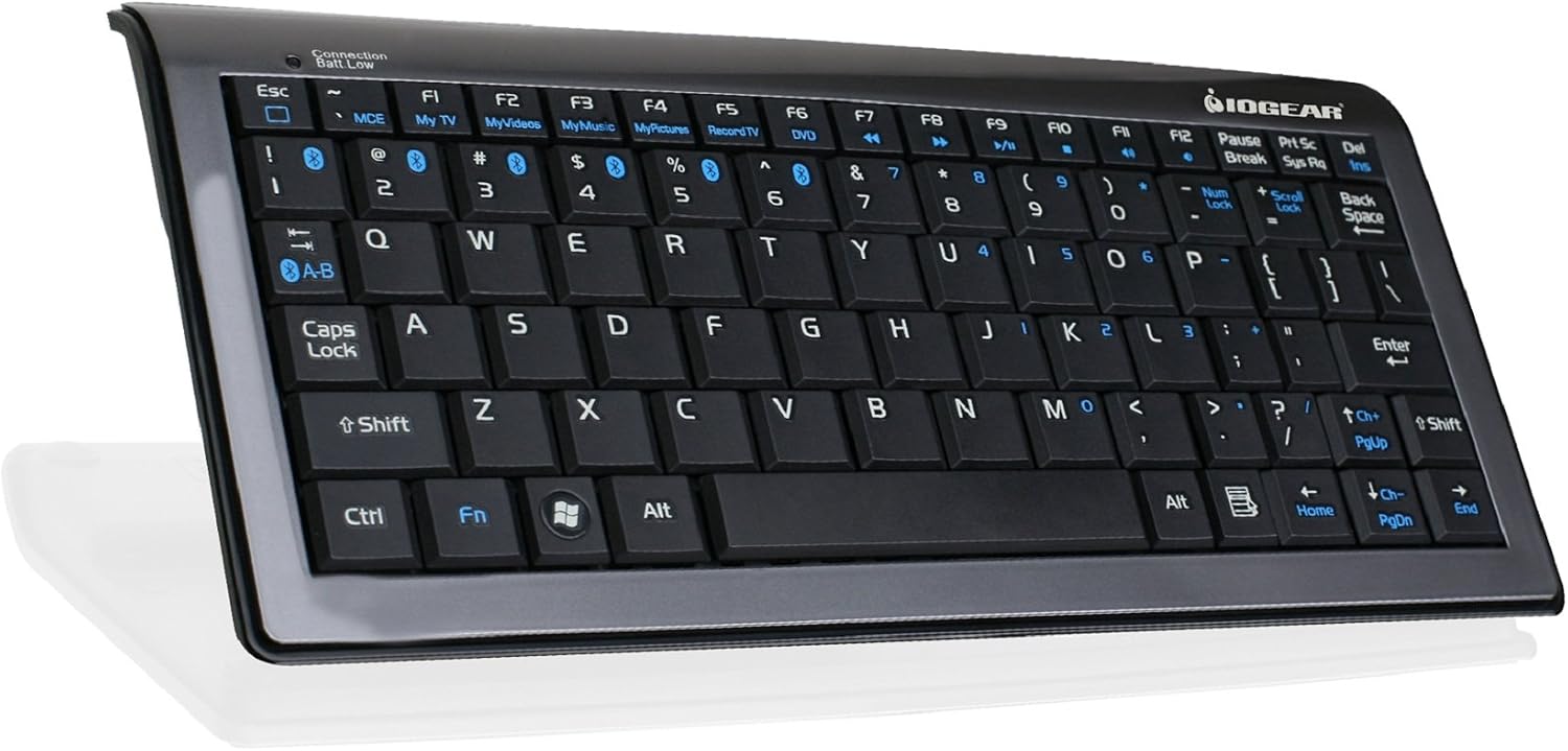 Amazon.com: IOGEAR Multi-Link Bluetooth Mini Keyboard GKB601 - Black ...
