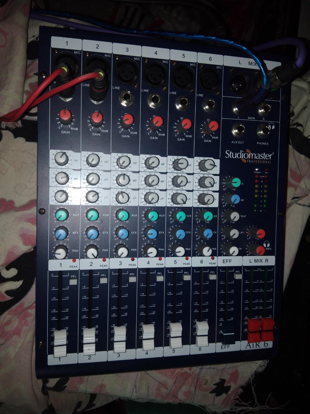 Studiomaster Mixer Air 6 (6 channel), black, Medium : Amazon.in ...