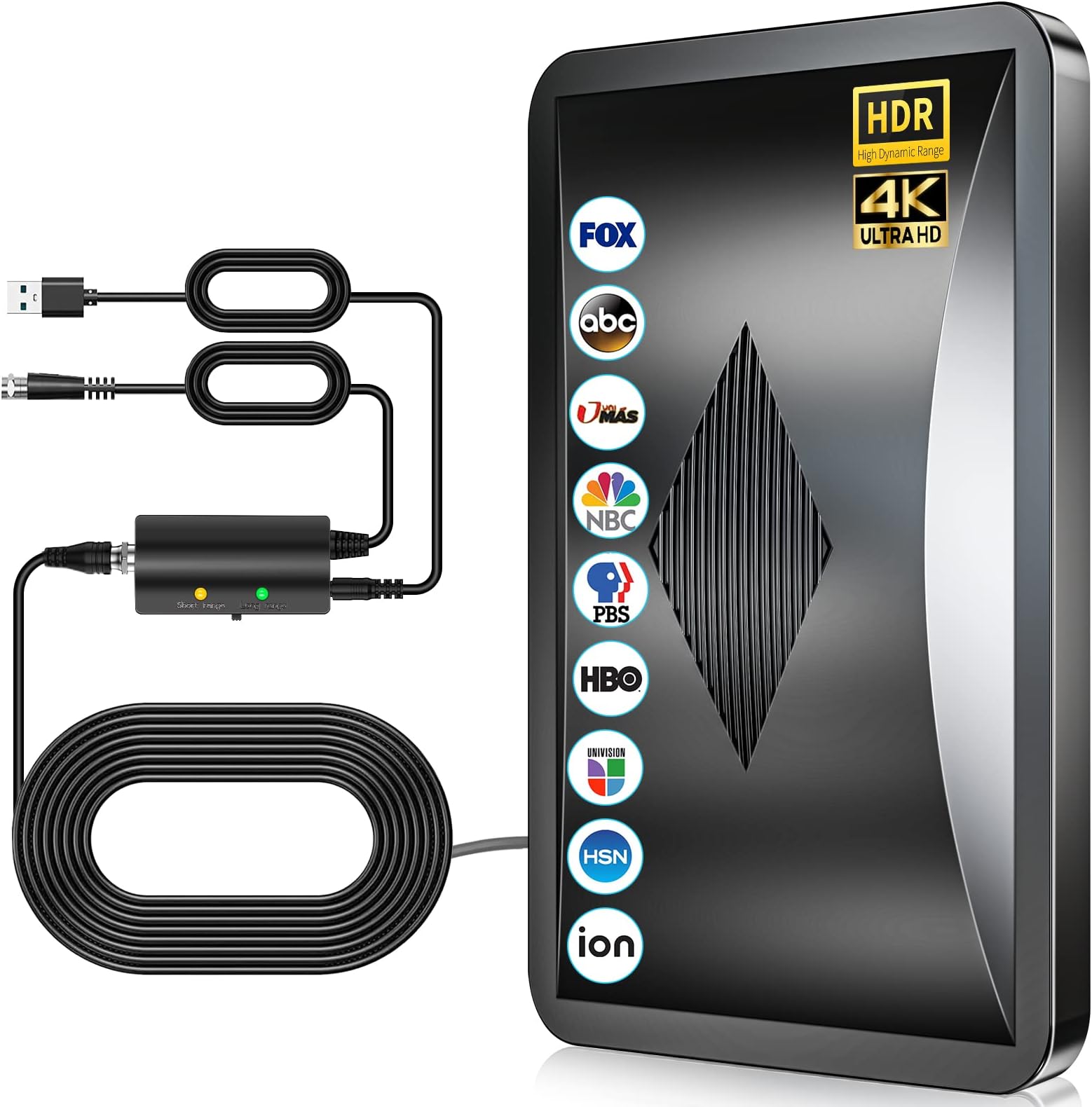 Amazon.com: 2025 TV Antenna for Smart Tv Up to 1500+ Miles Range, HDTV ...