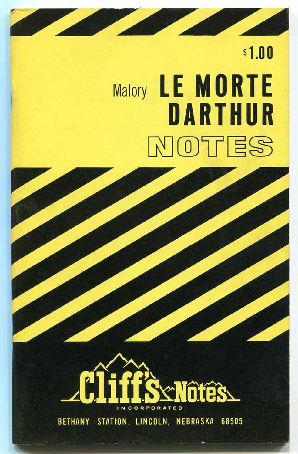 Le Morte D'Arthur Notes (Cliff's Notes Series). Including Introduction ...