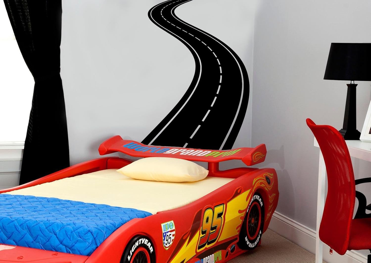 Winding Road Wall Decal Highway Roadway Wall Vinyl Sticker Home Wall ...
