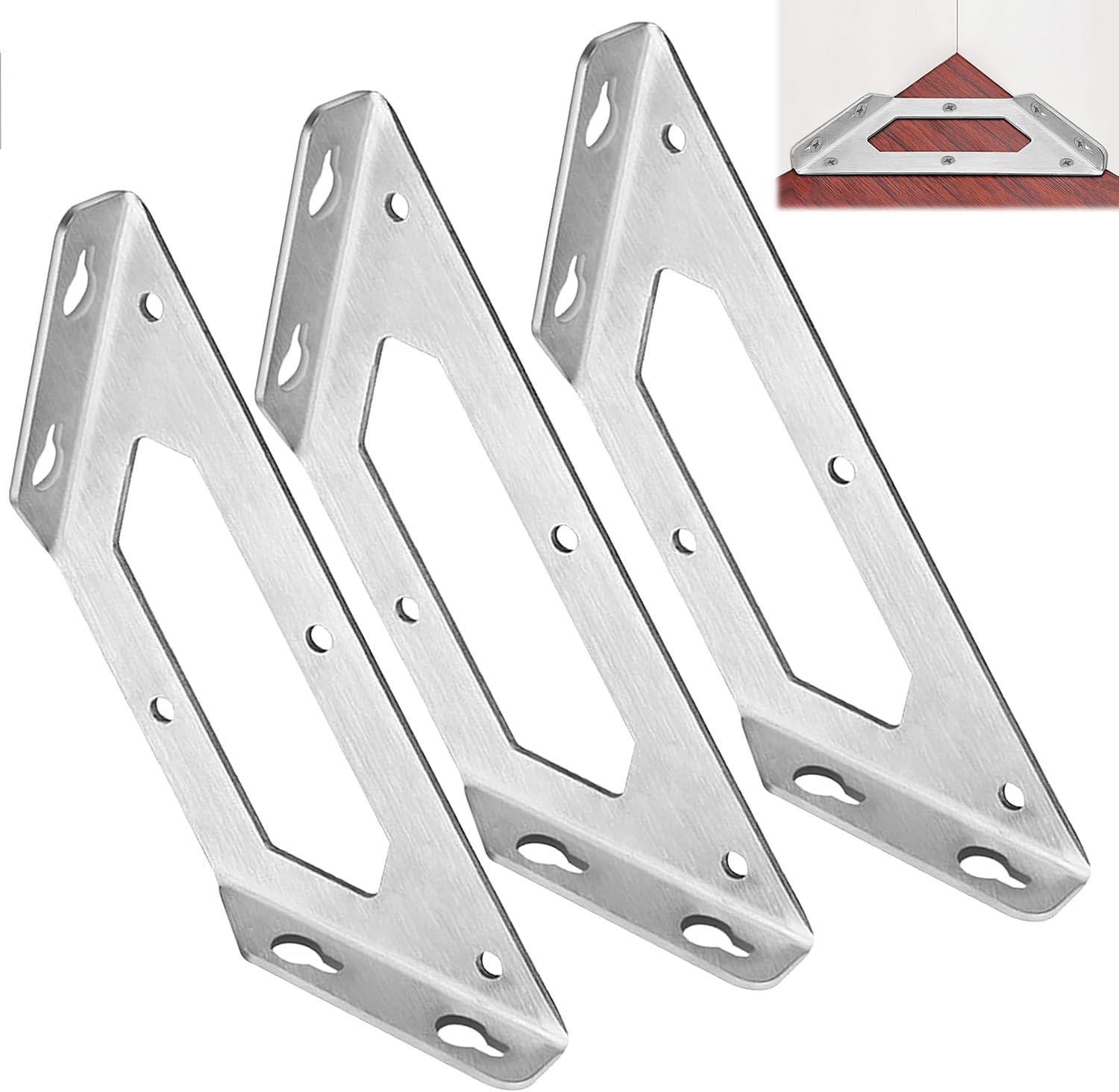 35 Stk Universeller Eckverbinder Holz Winkelverbinder Edelstahl ...