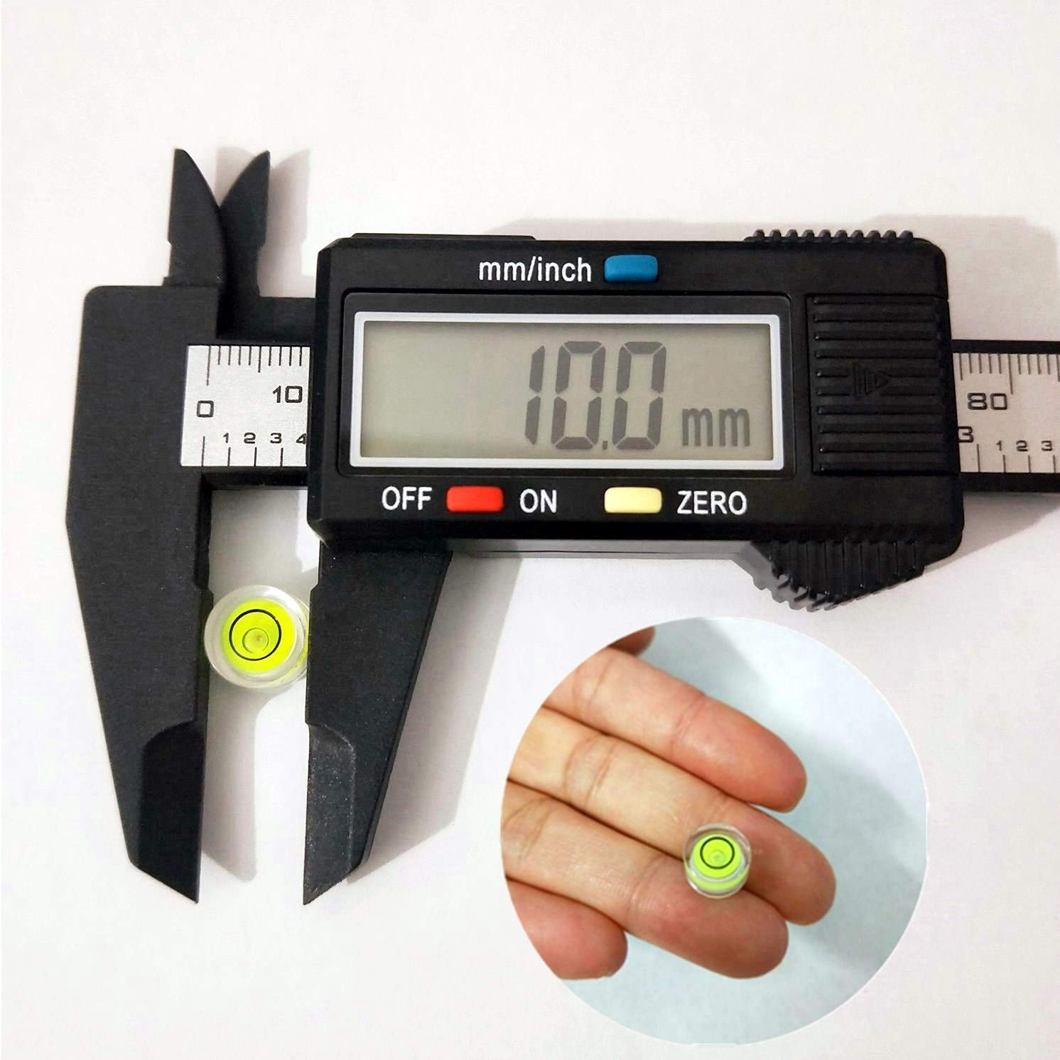 Buy 10Pcs Small Circular Bubble Level 10x6mm Mini Round Bullseye Spirit ...