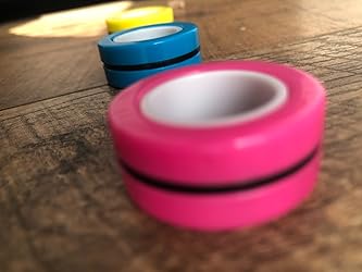 abeec Metallic Magnetic Ring Spinz - Magnetic Rings Fidget Toy in 3 ...