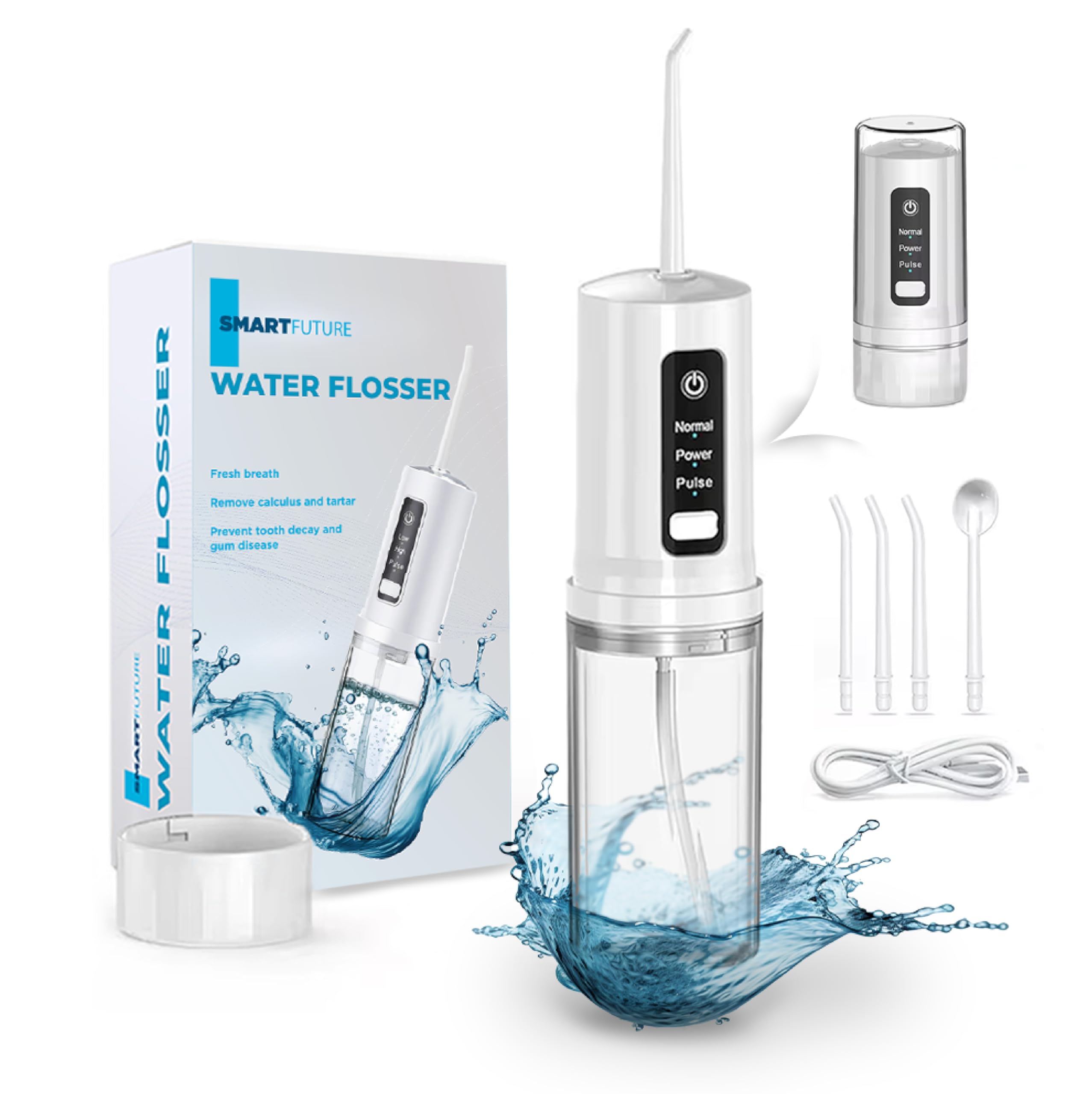 Amazon.com: New Portable Water Flosser | Flosser Wireless | Teeth ...