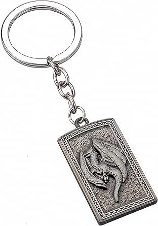 MEETCUTE Elden Keychain, Cool Elden Key Ring for Men and Women Cosplay ...