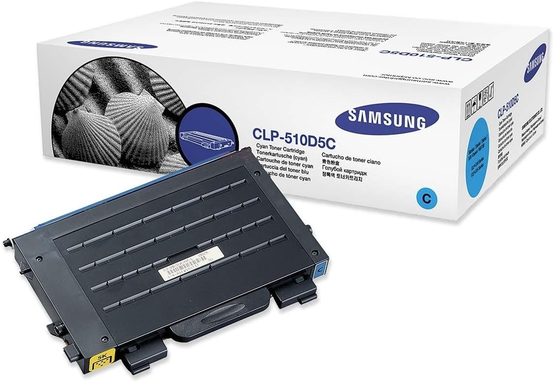 Samsung Clp-510 Clp-510N Hi-Capacity Cyan / Blue Colour Laser Toner ...