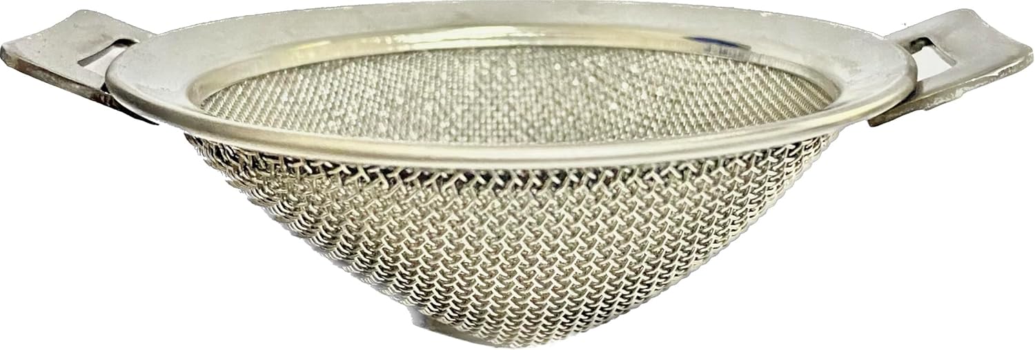 ZENON Stainless Steel Tea/Coffee and Cocktail Strainer Double Mesh ...