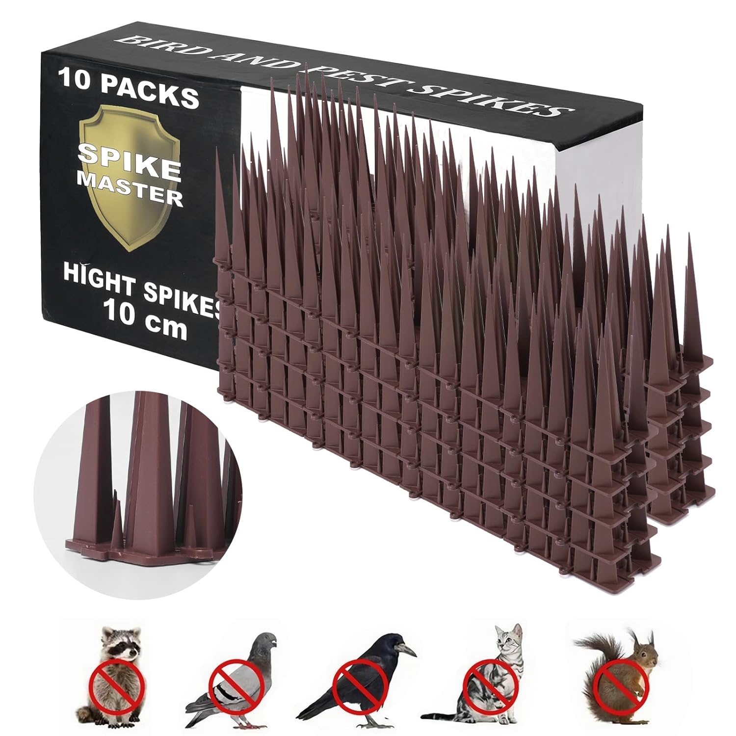 Birds Spikes for Pigeons Small Birds Anti Bird Spikes Stainless Steel ...