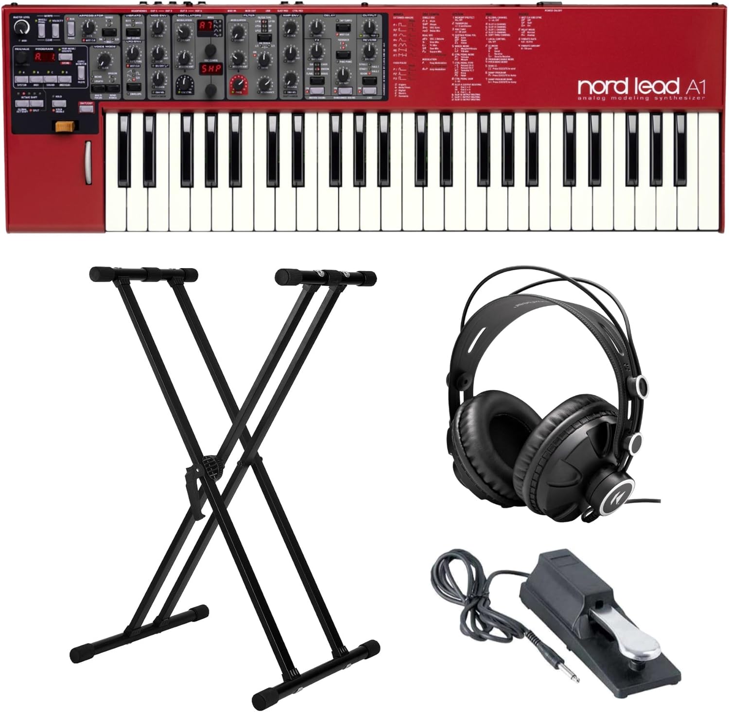 Amazon.com: Nord Lead A1 49-Key Analog Modeling Synthesizer Bundle with ...