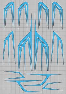 Amazon.com: SLP4014P Scoops Vinyl Paint Mask/Stencil Kit for R/C, RC ...