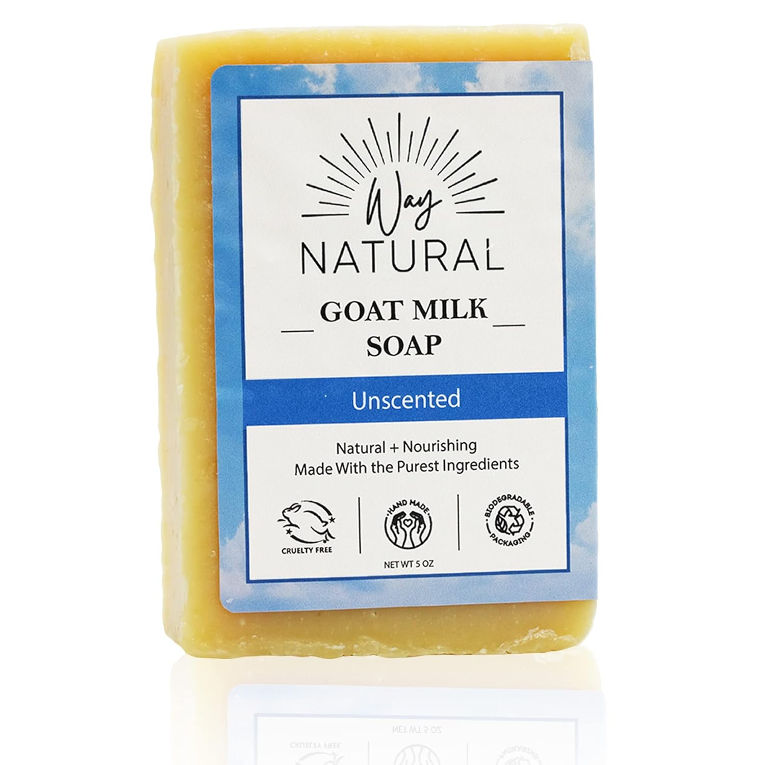 Amazon.com : Way Natural Goat Milk Soap Bar, Unscented - Premium ...