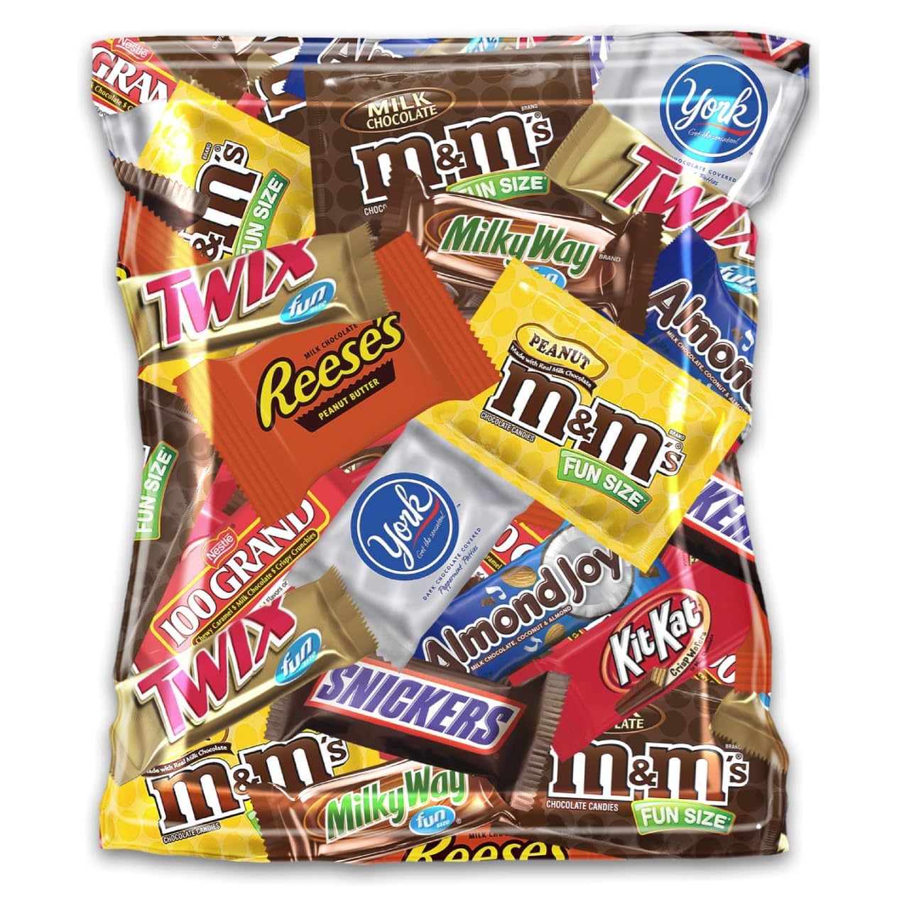 Buy Assorted Bulk Chocolate Mix - Snickers, Kit Kat, Milky Way, Twix, 3 ...