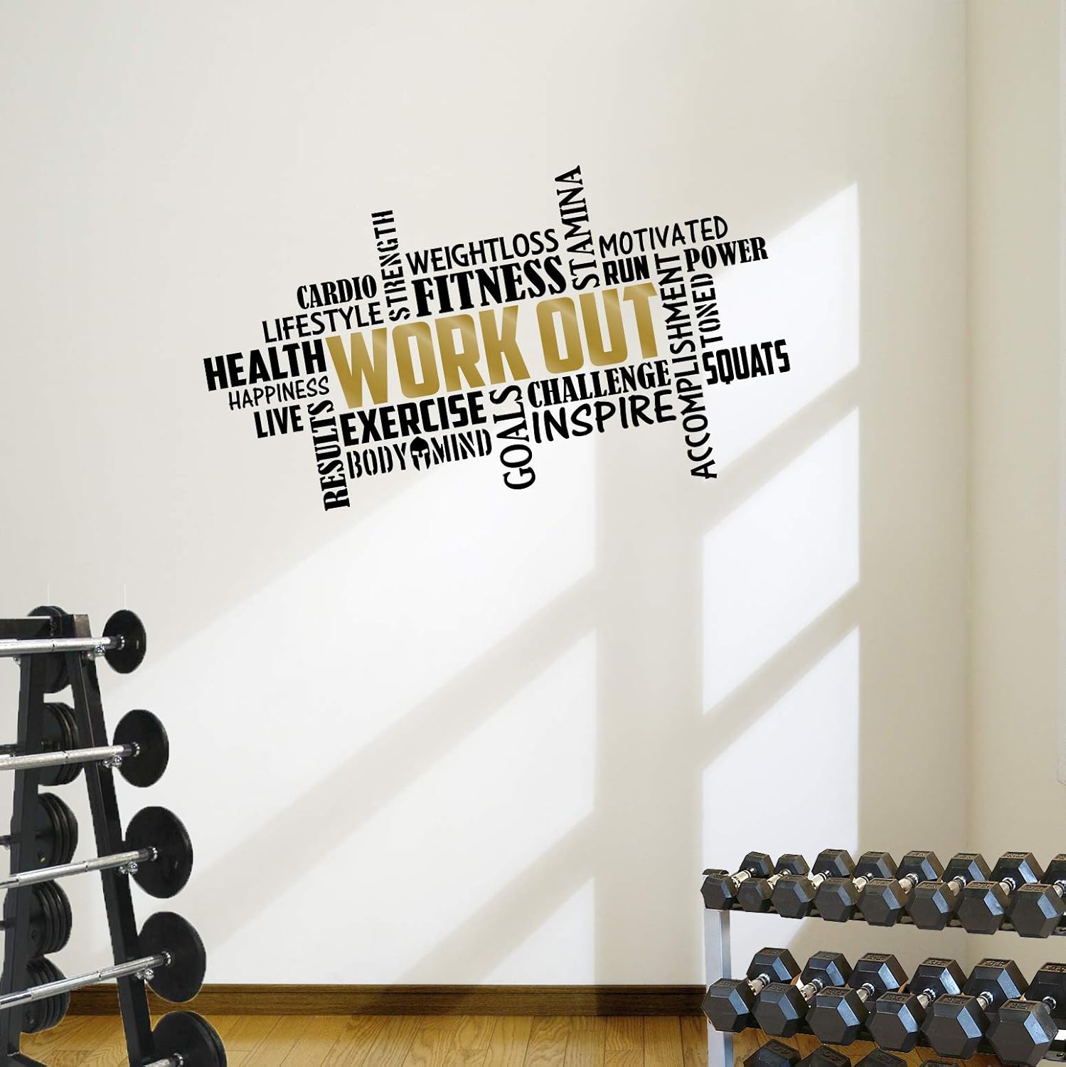 DesignDivil Workout Word Cloud. Premium Motivational Fitness Gym ...