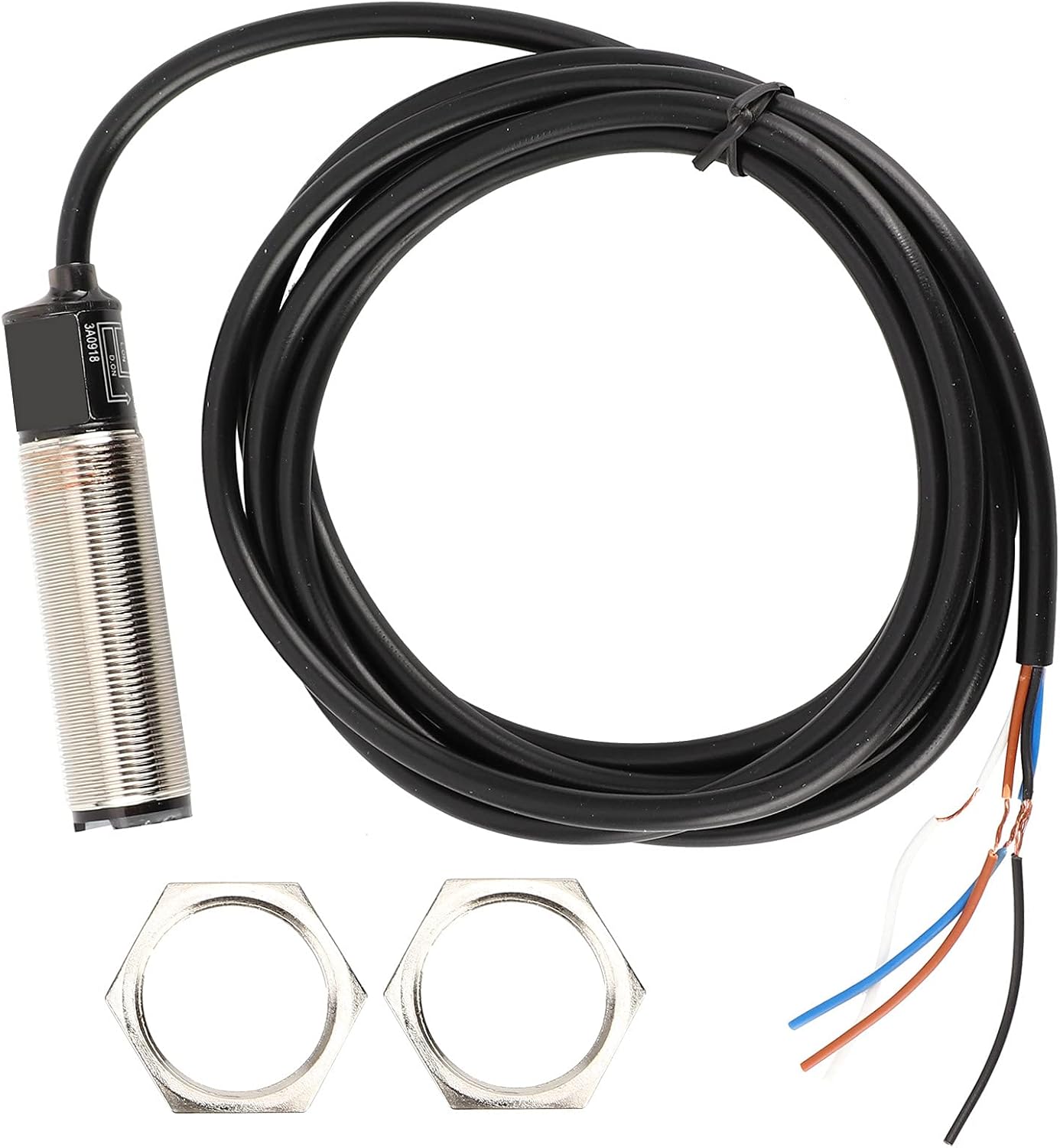 Alvinlite Photoelectric Sensor Switch,12-24VDC,4-Wire,BR100-DDT(-P ...