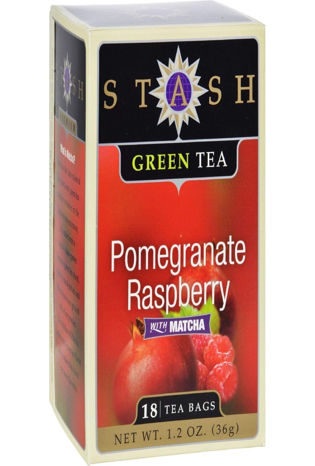 Amazon.com : Stash Tea Pomegranate Raspberry Green Tea, 18 Count Tea ...