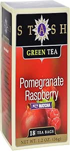 Stash Tea Pomegranate Raspberry Green Tea And Matcha, 18 Sobres ...