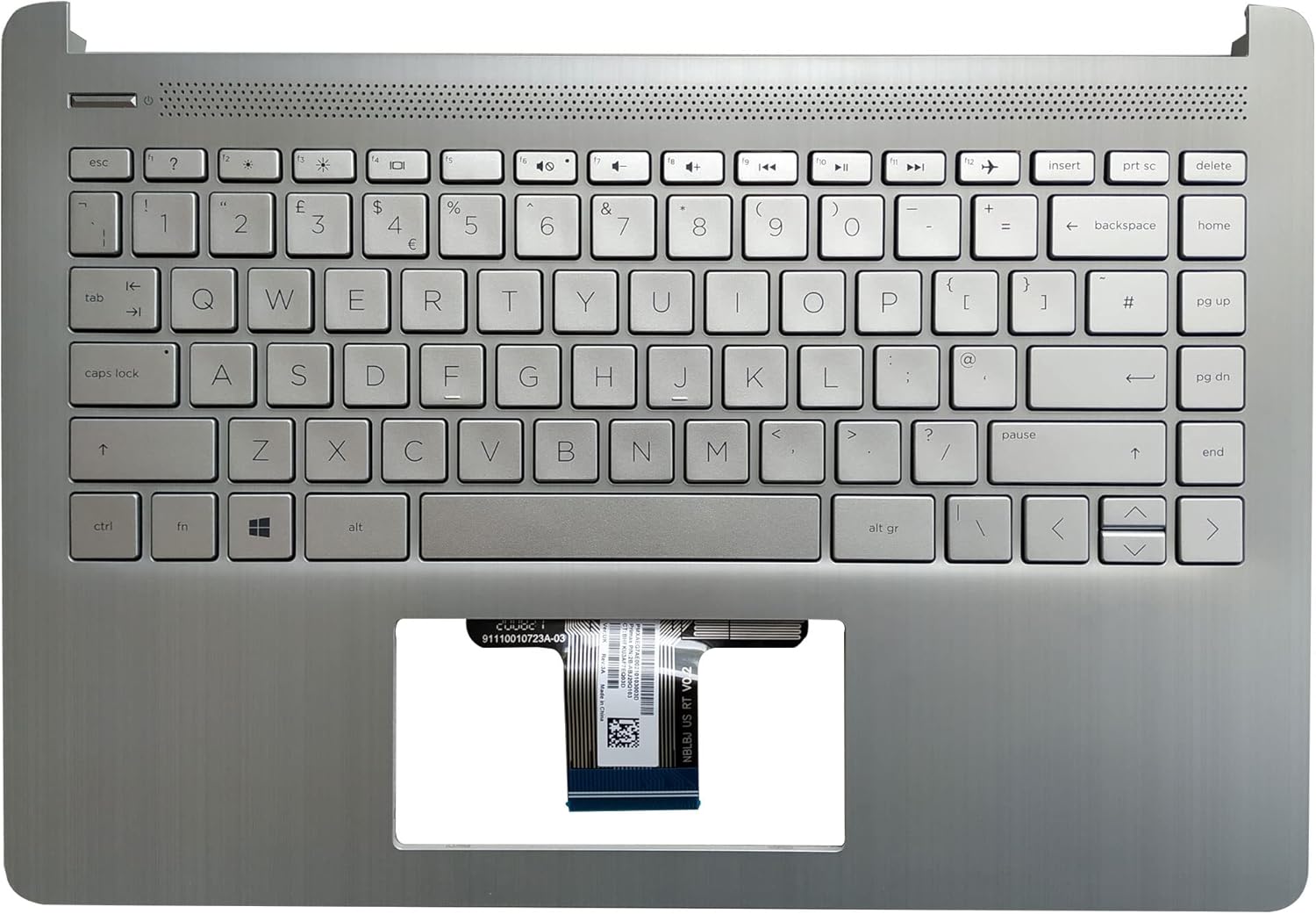 Amazon.com: Laptop Replacement Keyboard Compatible for HP 14-DQ 14S-DQ ...
