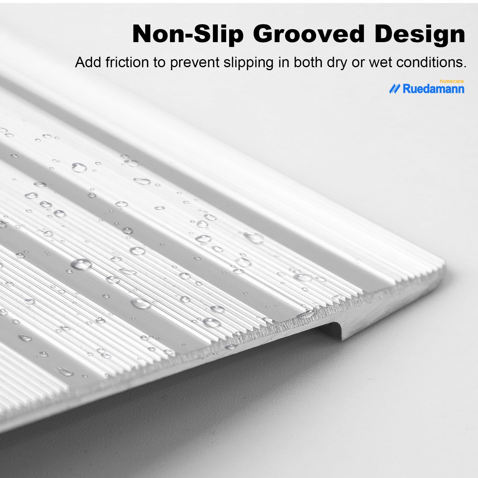Snapklik.com : 2" Rise Bridge Threshold Ramp, 34" Wide Modular Aluminum ...
