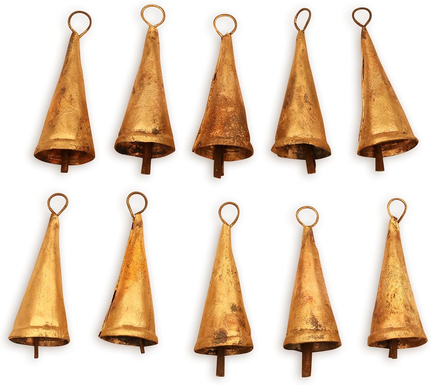 Amazon.com: Pack of 10, Small Gold Jingle Bells for Crafts – Vintage ...