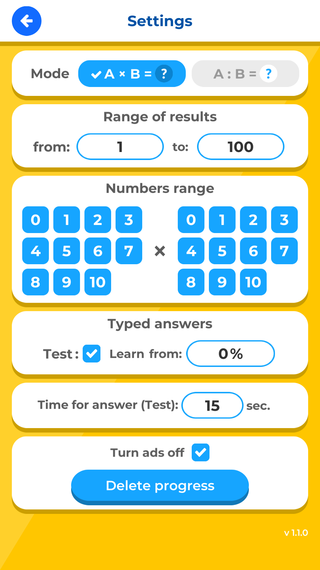 Multiplication Table IQ - App on Amazon Appstore